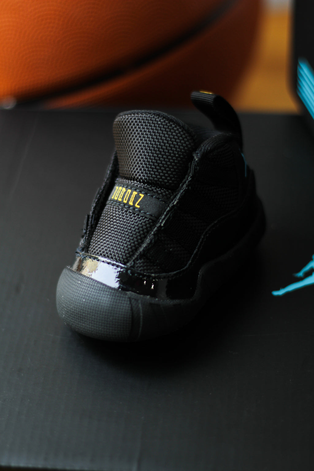 JORDAN 11 RETRO (CB) "BLACK/GAMMA BLUE-VARSITY MAIZE" – Sneaker Room