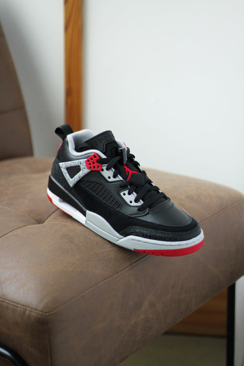 AIR JORDAN SPIZIKE LOW "BLACK/GYM RED-WOLF GREY-WHITE" – Sneaker Room